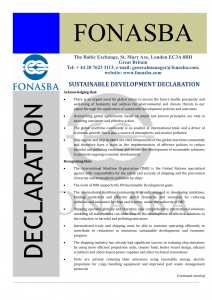 FONASBA Issues Sustainable Development Declaration | FONASBA